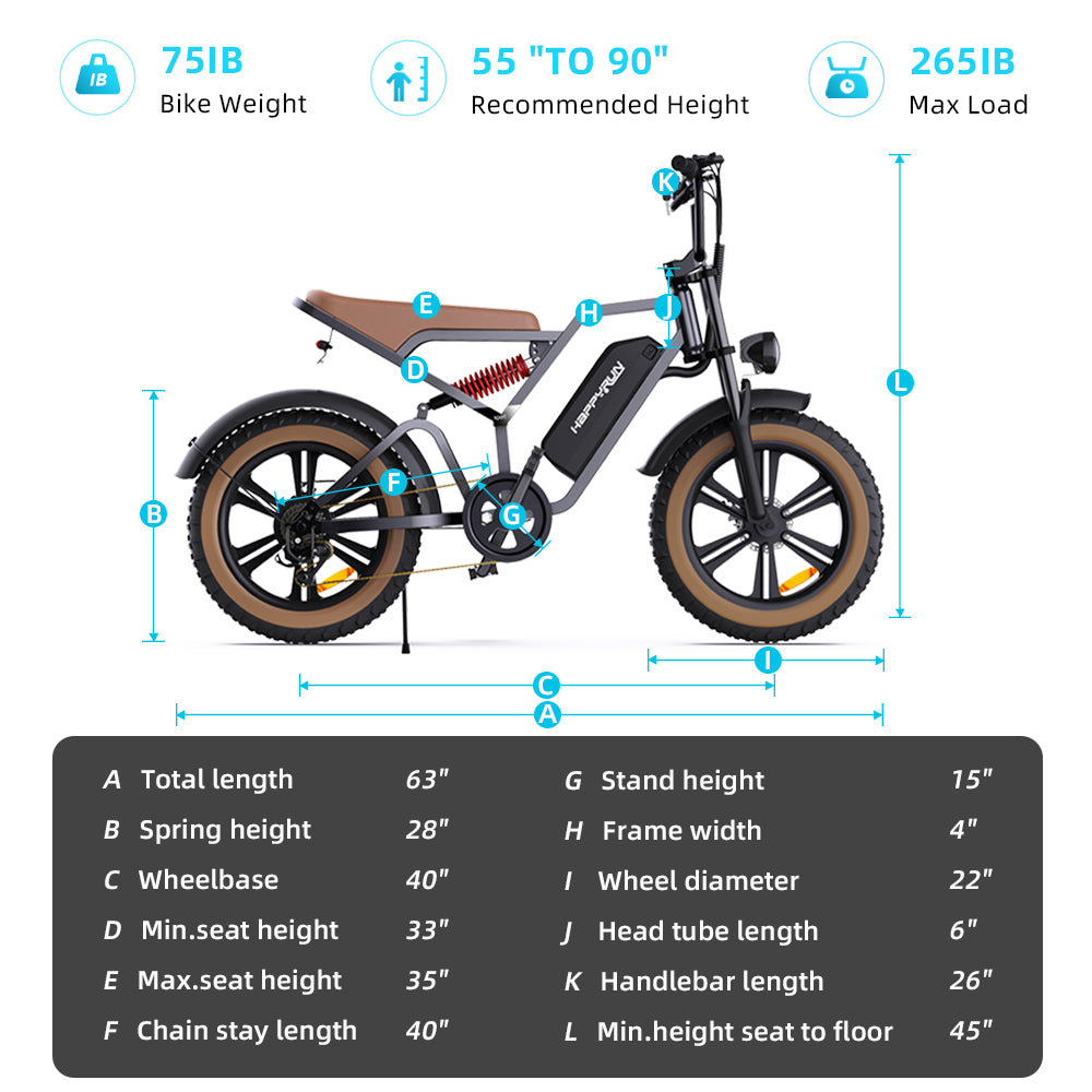HappyrunSports: The Best Fat Tire SUV Electric Bike for Sale ...