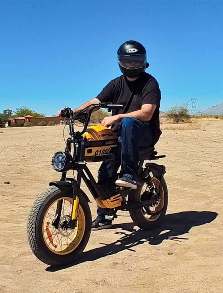 HappyRun G100 Fast Electric Bikes 2000W Long Range Fat Tire